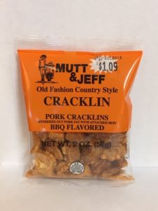 BBQ flavored Country Cracklin | Mutt and Jeff Porkskins